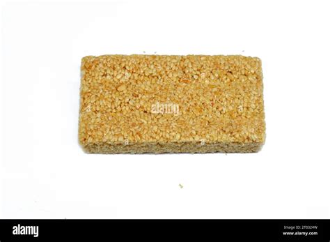 A Bar Of Sesame Candy Sweets An Eastern Candy Made As A Celebration Of