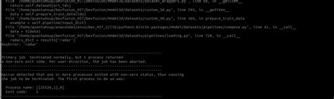 Radars Dict Results[radar] · Issue 481 · Mit Han Lab Bevfusion · Github