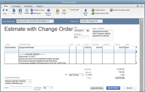 Does Quickbooks Have Contract Templates