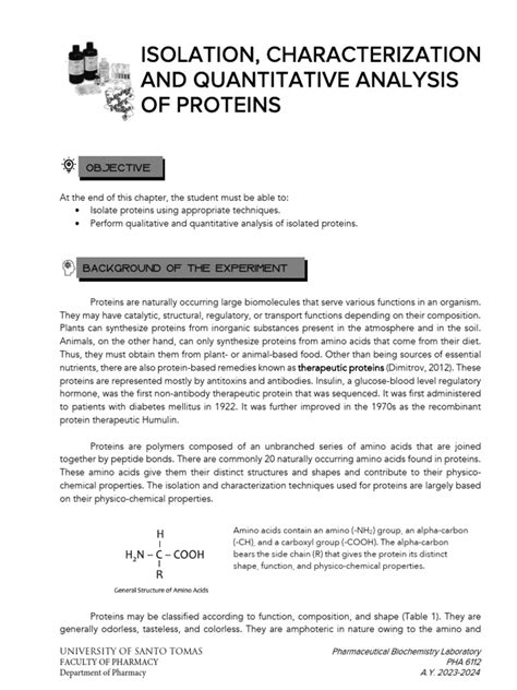 Biochem Manual Proteins Pdf Thin Layer Chromatography Denaturation Biochemistry