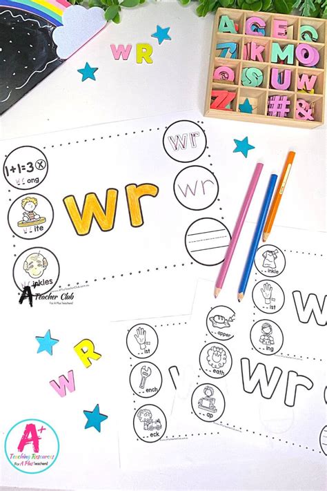 Wr Digraph Activities A Plus Teacher Club