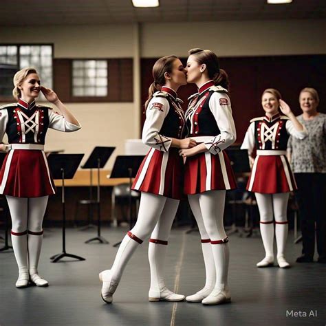 Drum Majorettes Kissing Atten Hut By Raideractual On Deviantart