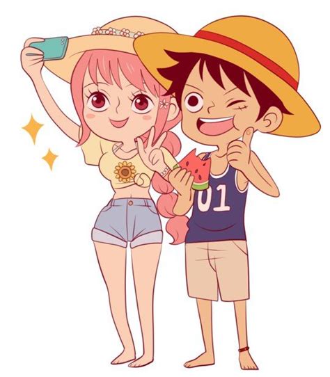 One Piece Rebecca And Luffy
