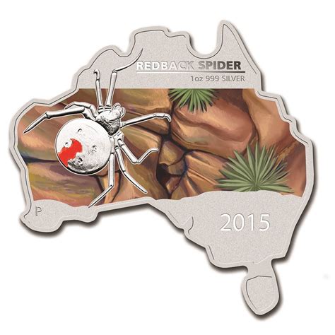 Buy 2015 Australia 1 Oz Silver Redback Spider Map Shape Apmex
