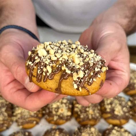 Chocolate Filled Melomakarona Recipe Covered With Nutella Nikolopaa