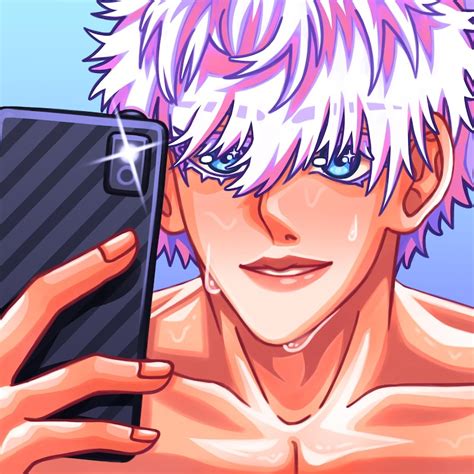 Gojo Satoru Shirtless Etsy