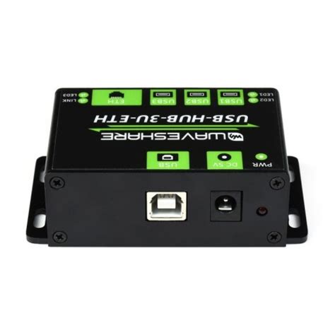 Industrial Grade Multifunctional USB HUB Extending 3x USB Ports 100M Ethernet Port Without