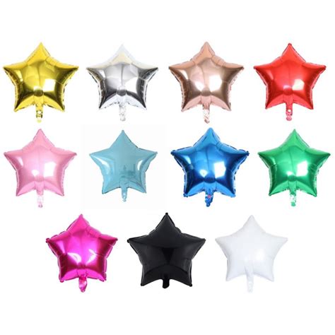 Balão Metalizado Estrela 10 Polegadas 22cm Shopee Brasil