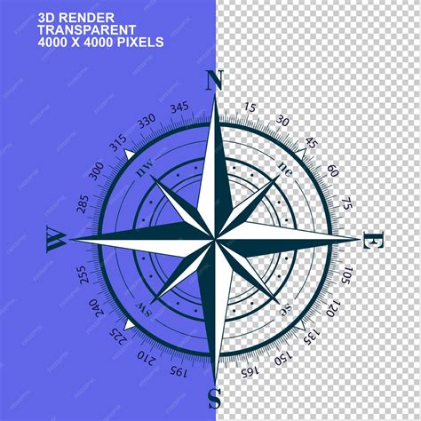 Premium Psd Round White Compass Symbolside Directions Indicator Compass Angle Technic