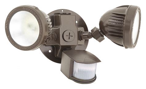 Led 2 Lightheads Adjustable Beam Security Light 488u75ml 2l3k 1 Db