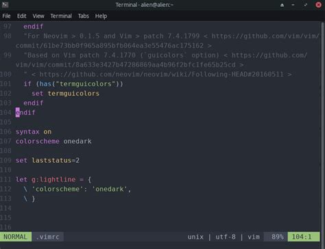 vimrc Не работают некоторые цвета в vim stack overflow на русском