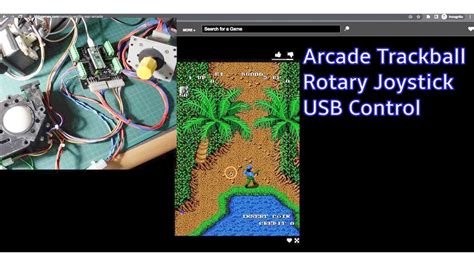 Arcade Trackball And Rotary Joystick Interface YouTube