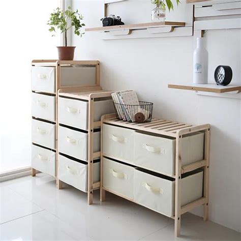 Muji Style Simplistic Storage Cabinet Bedroom Clothes Organizer Drawer
