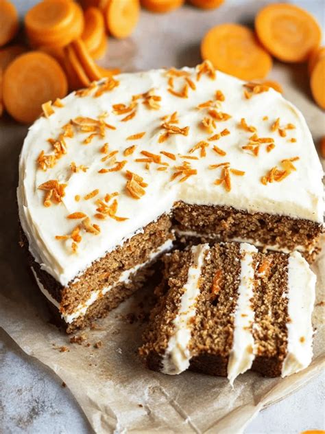 Irresistible Healthy Carrot Cake With Maple Frosting Delight