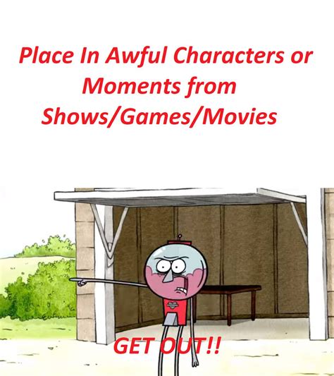 Benson Shouting Get Out To Blank Meme By Julayla 64 On Deviantart