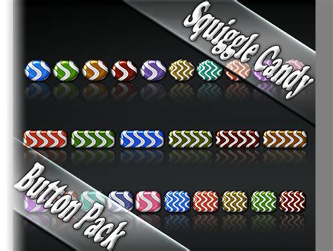 Squiggle Candy Button Pack 2d Icons Unity Asset Store