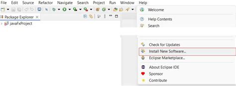 Javafx Installation Avec Eclipse Apcpedagogie