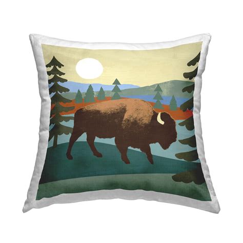 Stupell Industries Polyester Throw Square Pillow Cover And Insert By