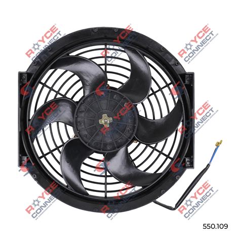 Eletroventilador Universal Soprante 10 Polegadas Pás Em S 12 Volts Royce Connect