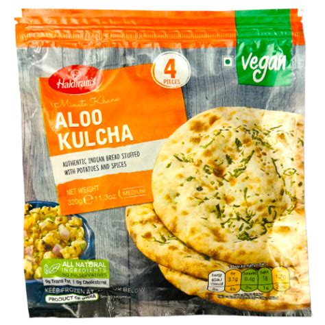 Haldirams Frozen Aloo Kulcha Variety Foods Uk