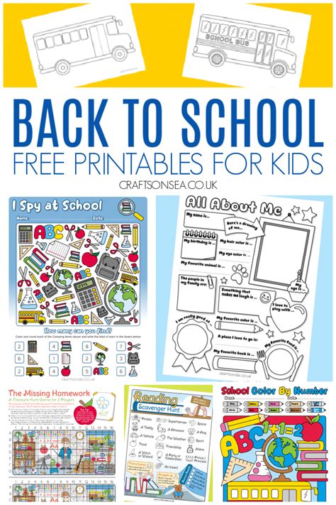 Back To School Printables Preschool