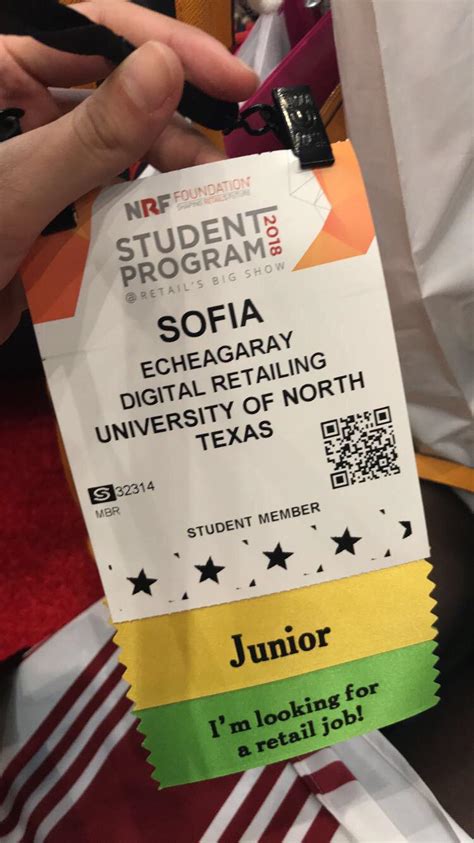 Sofia Echeagaray On Linkedin Attending The Nrf Student Program 2018
