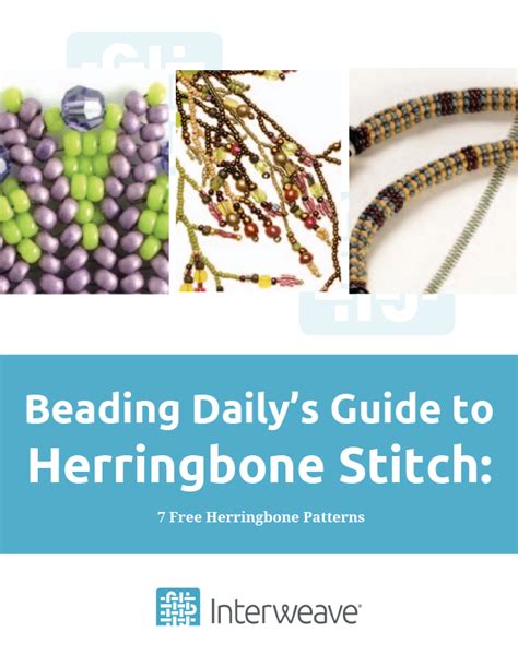 7 Free Herringbone Stitch Beading Patterns Beading Free Beading Patterns Interweave