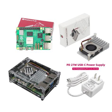 Raspberry Pi 5 Kit 4gb 8gb Bcm2712 Processor 2 4ghz Quad Core 64 Bit G5b02 For Sale