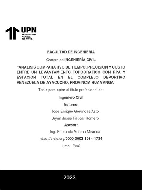 Gerundas Asto Jose Enrique Paucar Romero Bryan Jesus Pdf Topografía Geodesia