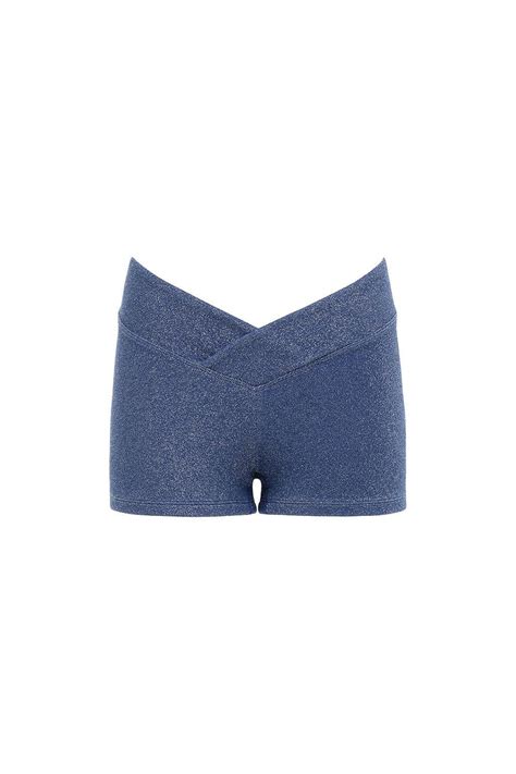 Sky Sparkle V Cut Micro Bike Short