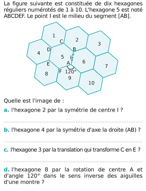 Exercice Rotation Translation 3Ème Ydymo