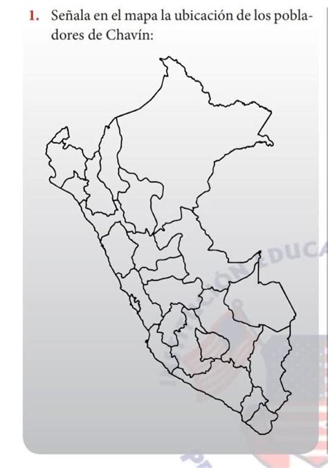 Señala En El Mapa La Ubicación De Los Pobladores De Chavín Brainlylat