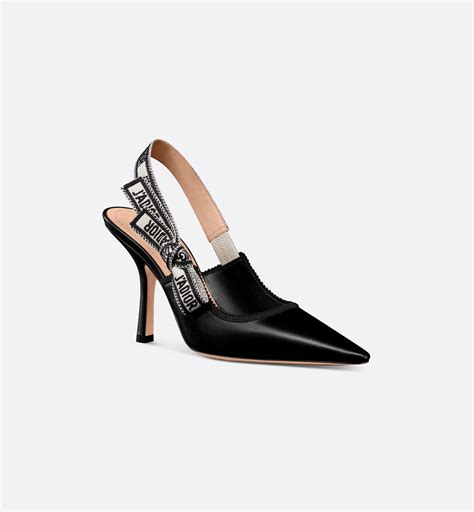 Escarpin Slingback Jadior Cuir De Veau Beige Poudre Dior
