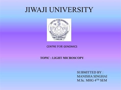 Compound Microscope Basic Pptx