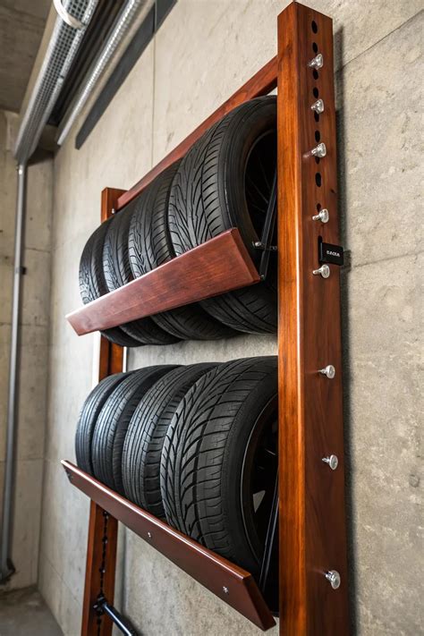 18 Creative Diy Tire Rack Ideas To Organize Your Space Casolia