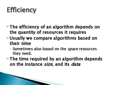Algorithms Efficiency And Analysis Basic Concepts Q Q