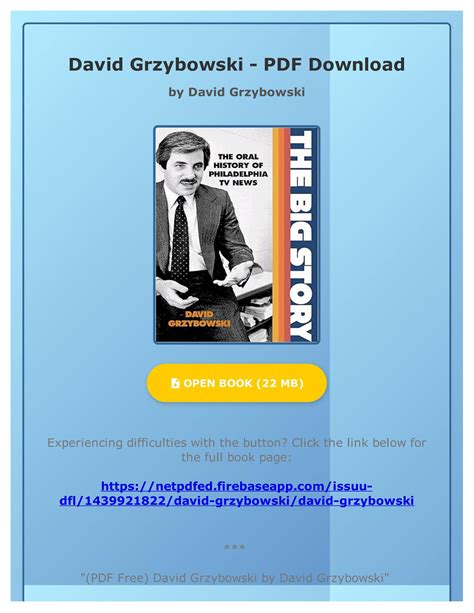Pdf Free David Grzybowski By David Grzybowski By Goyetteddsyb Issuu