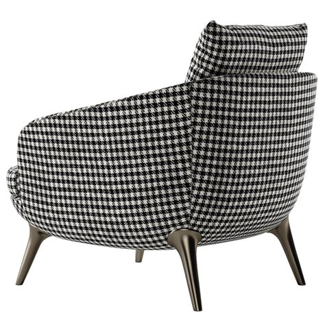 Minotti Raphael Armchair 3d Turbosquid 2151464