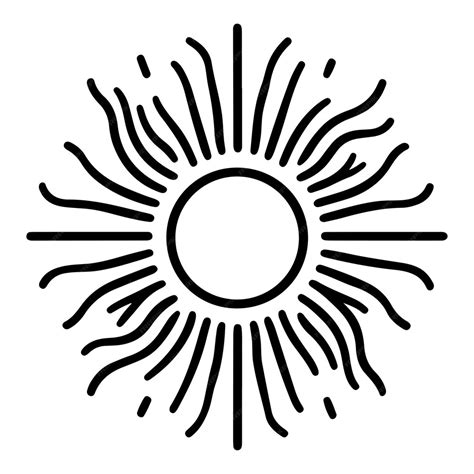 El Sol B Vector Premium Generado Con Ia