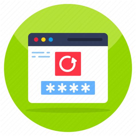 Password Reload Password Update Password Reset Passcode Reload Passcode Reset Icon