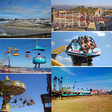 The Santa Cruz Beach Boardwalk Is An Oceanfront Amusement Park In Santa