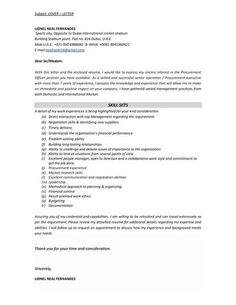 Covering Letter Pdf