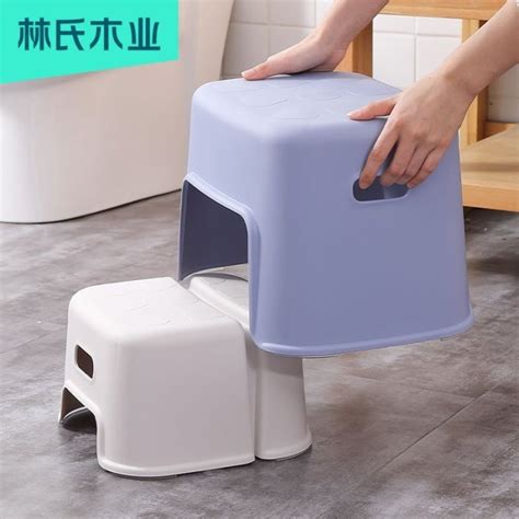【熱賣下殺】林氏木業兒童墊腳凳子寶寶浴室洗手臺階防滑坐凳家用小矮凳lh037 Yahoo奇摩拍賣