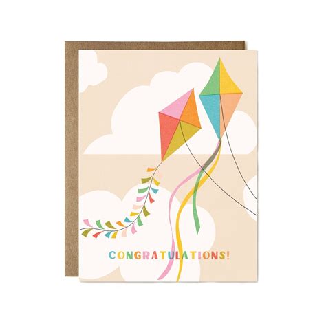 Kites Flying Congratulations Card Personal Ting Concierge Ted La