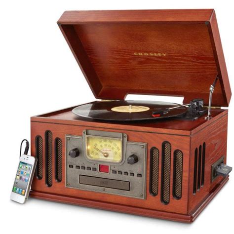 Crosley Musician Entertainment Center Bluetooth 3 Speed Record Player