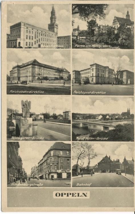 Opole Oppeln 8 Widoków Dworzec B436 14993406519 Oficjalne