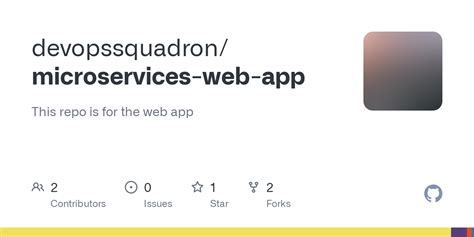Github Devopssquadronmicroservices Web App This Repo Is For The Web App