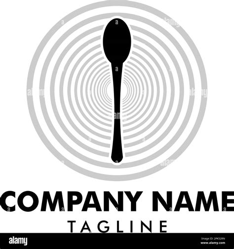 Spoon Icon Vector Logo Illustration Stock Vector Image And Art Alamy