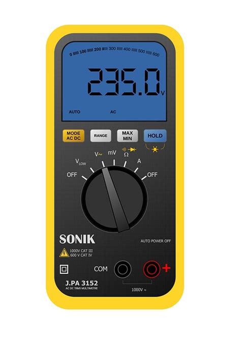 Download Multimeter Electricity Voltage Royalty Free Stock