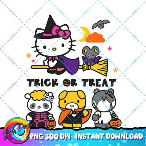 Hello Kitty And Friends Halloween Png Download Copy Inspire Uplift